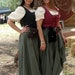 Cotton Peasant Skirt for Renaissance, Dickens, Cosplay, Victorian ...