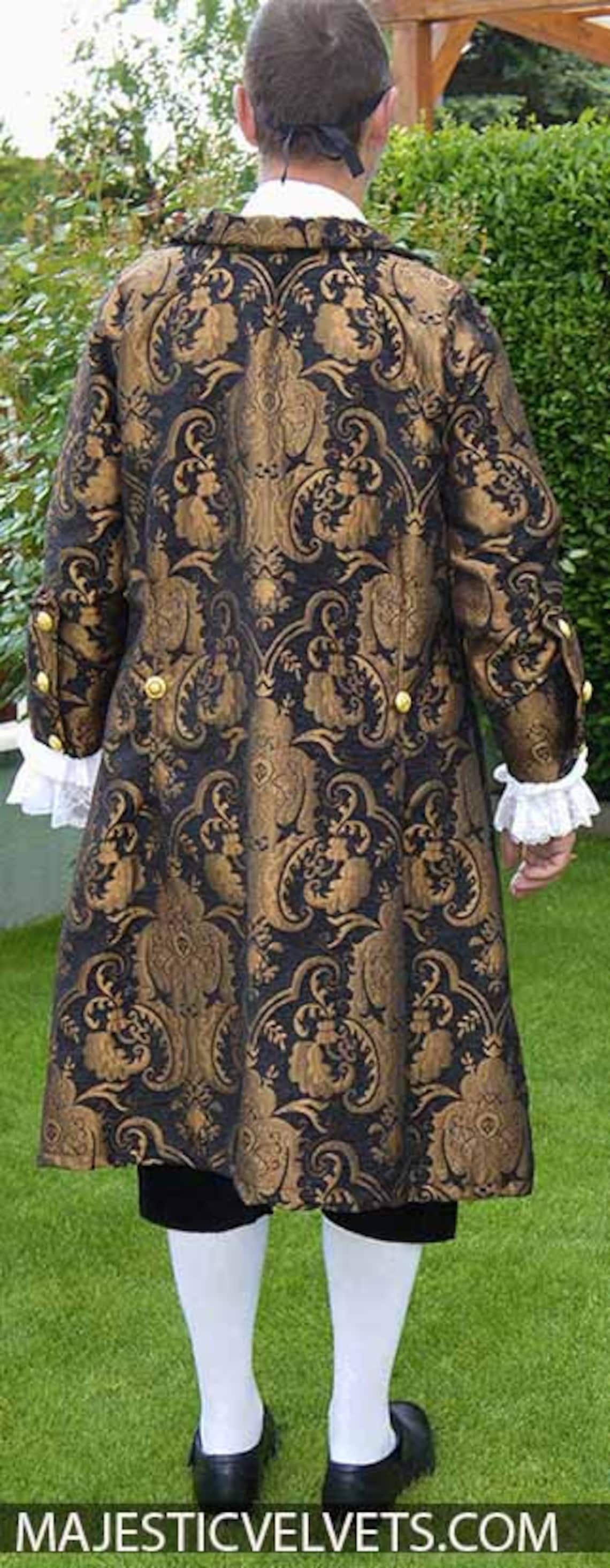 Renaissance Brocade Jacket for Cosplay Victorian Dickens - Etsy
