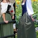 Cotton Peasant Skirt for Renaissance, Dickens, Cosplay, Victorian ...