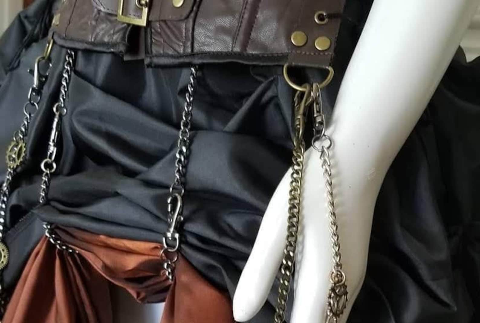 Ready to Ship CHAINS FOR SKIRT Steampunk Hitch-up Chains Set | Etsy