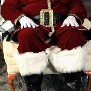 Old World Santa Suit Wine Super Soft Velvet Santa Claus Jacket Coat ...