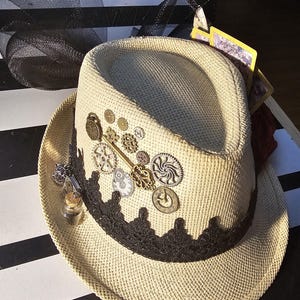 Alice in Wonderland Steampunk Fedora Hat - Etsy