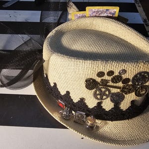 Alice in Wonderland Steampunk Fedora Hat - Etsy