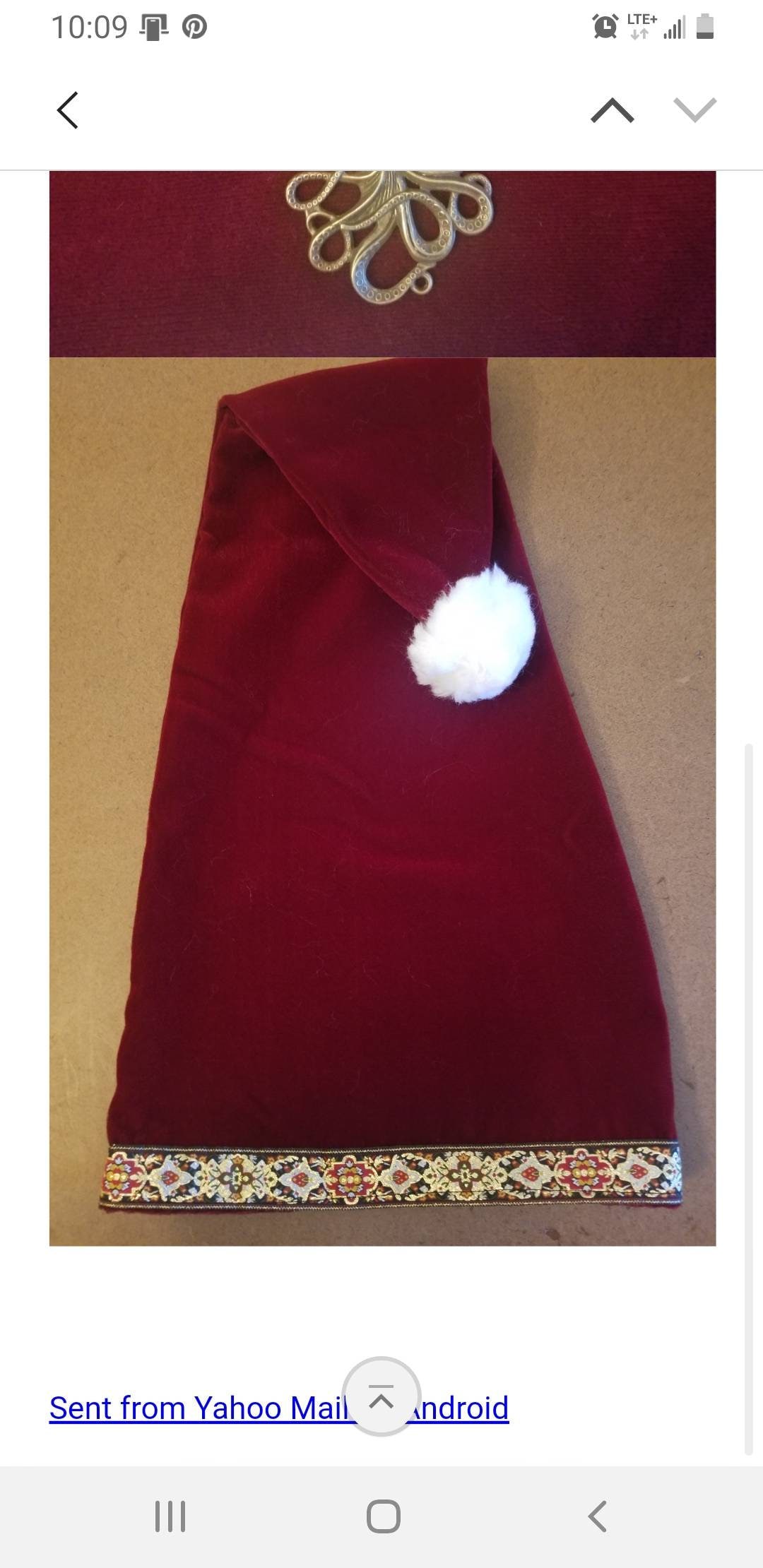 Old World Wine Velvet Santa Hat - Etsy