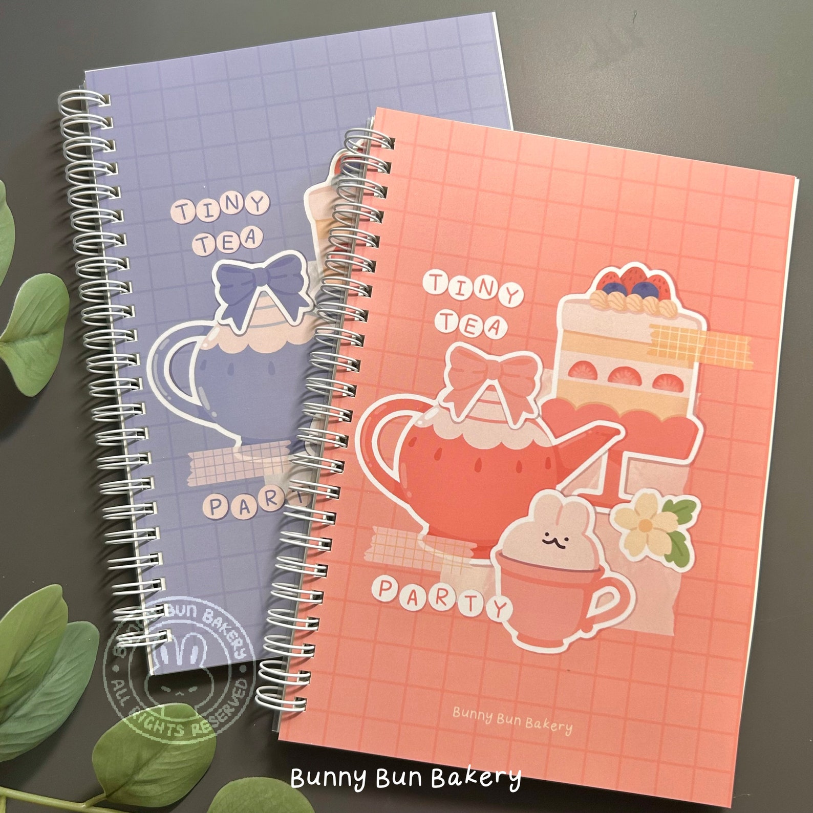 Tiny Tea Party Reusable Sticker Book A5 8.5 X 6 Inch 50 Sheets Cute ...