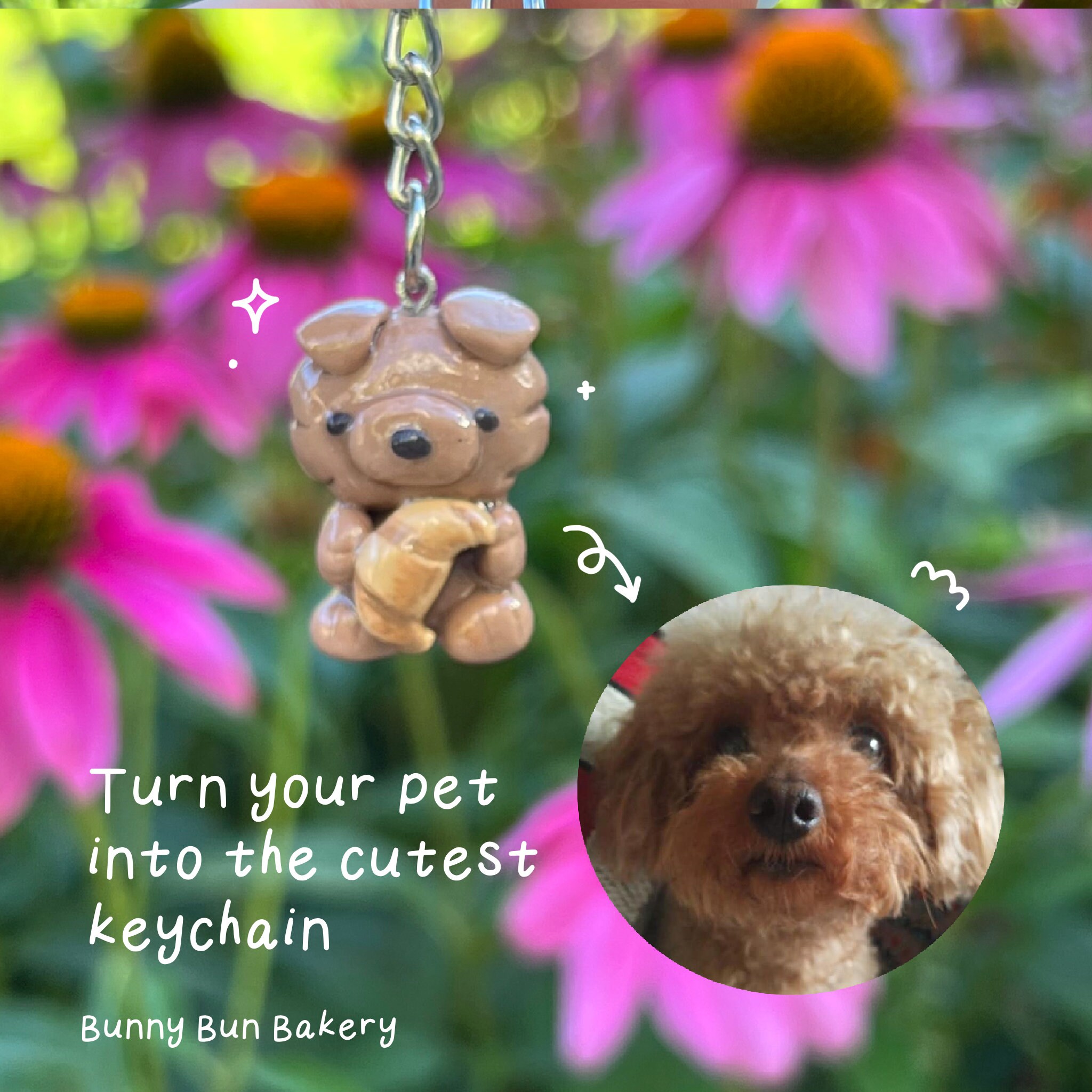 Custom Pet Keychain Personalized Gift Cute Cat Funny Dog - Etsy