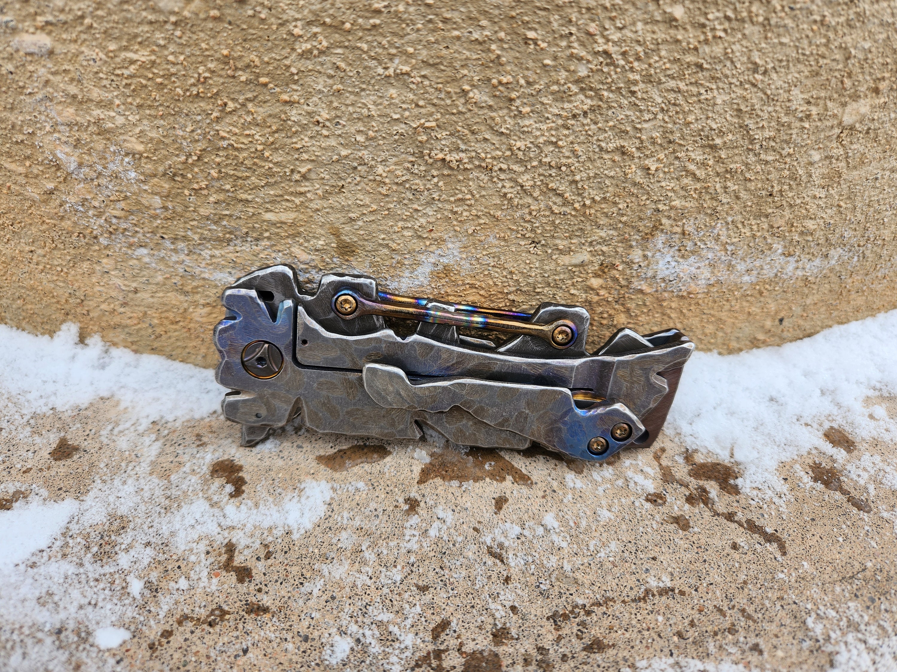 Skeleton Grim Reaper Folding Knife