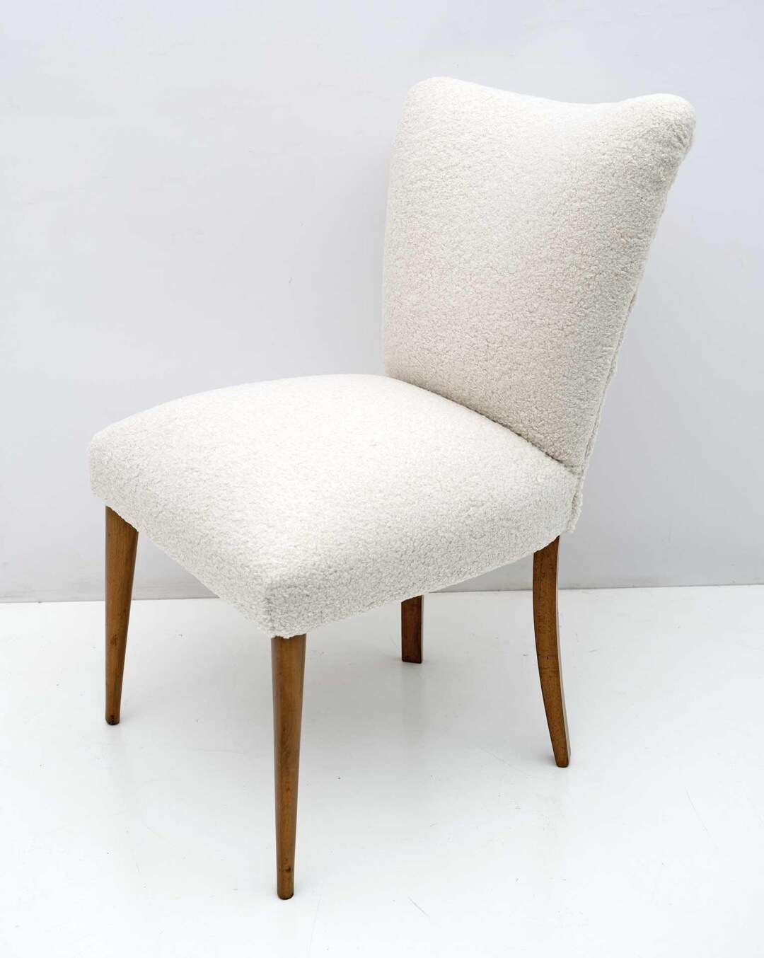Mid-century Modern Italian Bouclé Small Armchair, 1950s - Etsy