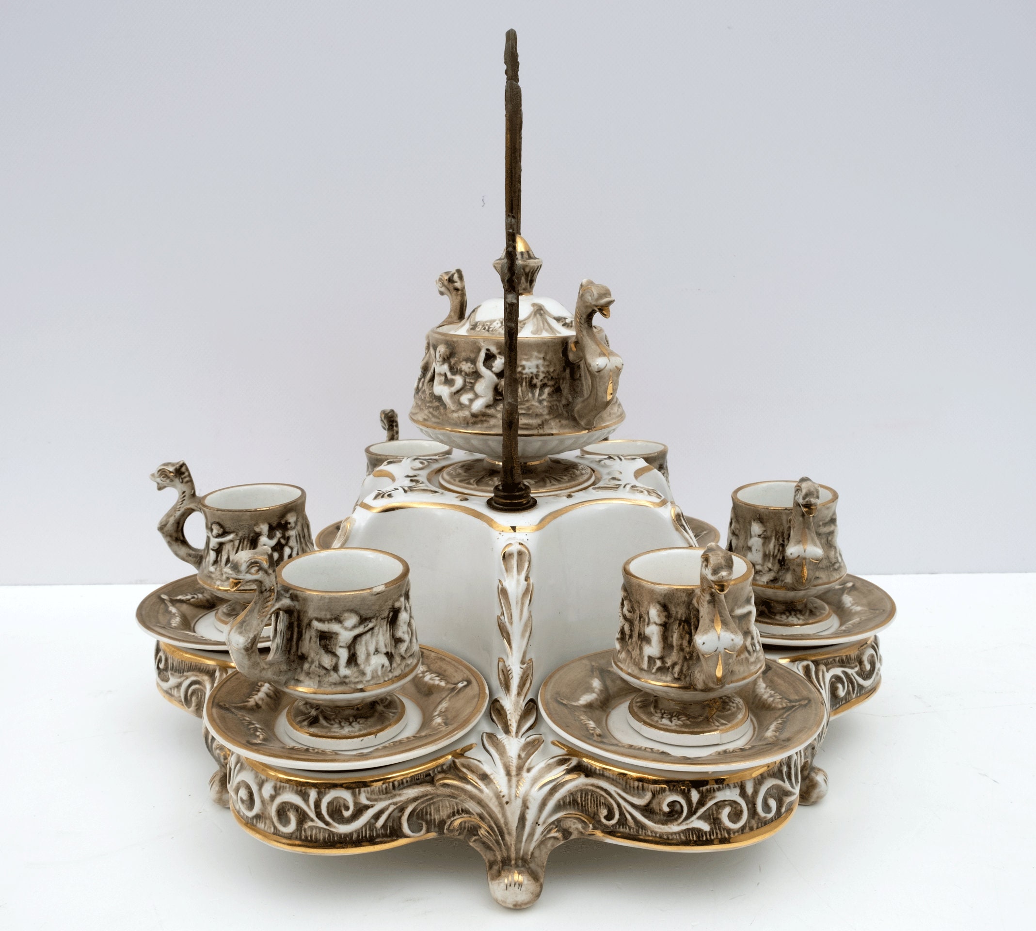 Capodimonte Porcelain Coffee Set - 1960s - Made in Italy - Etsy