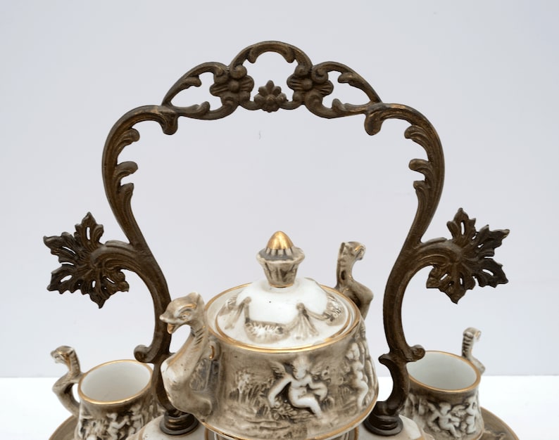 Capodimonte Porcelain Coffee Set - 1960s - Made in Italy - Etsy