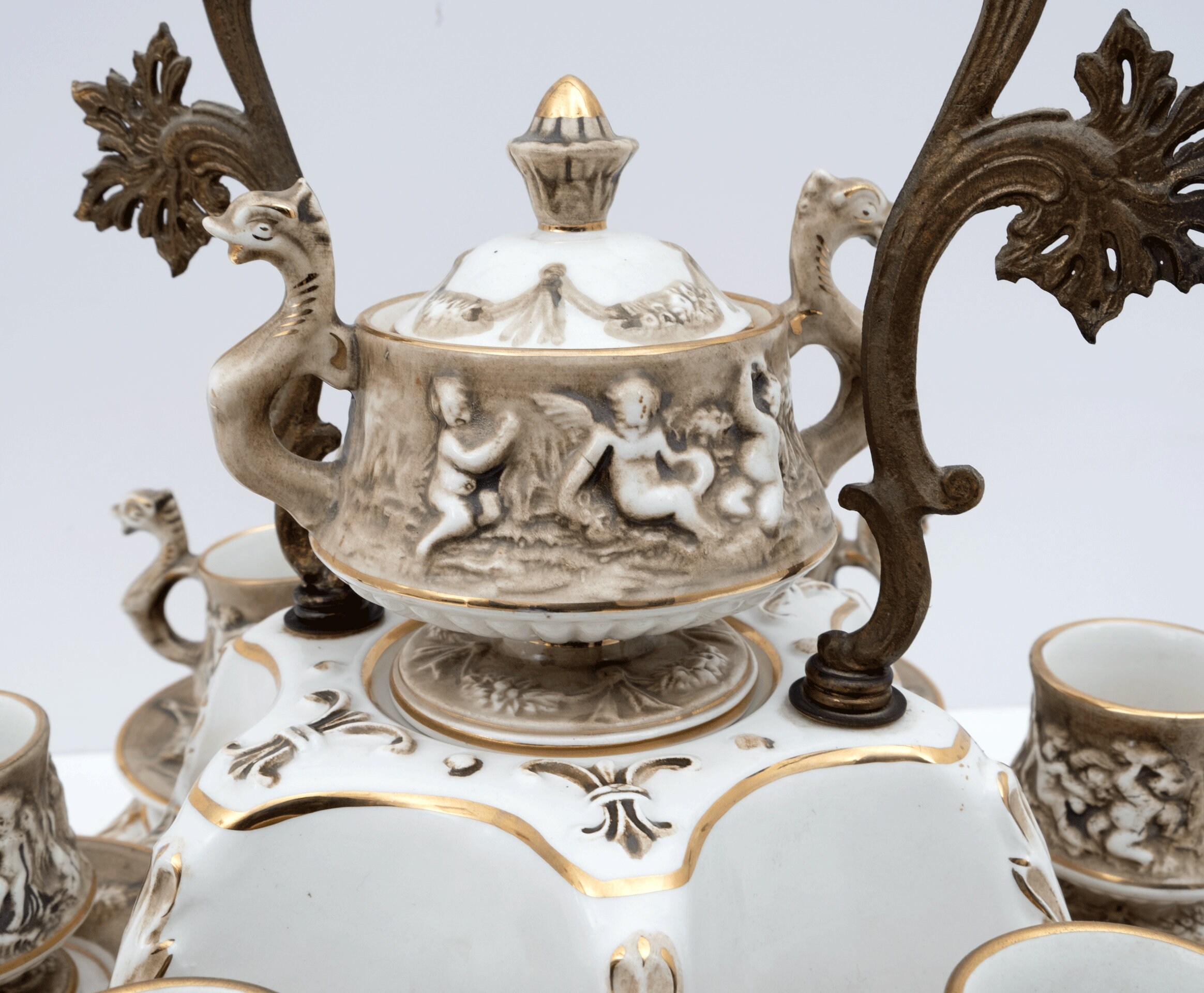 Capodimonte Porcelain Coffee Set - 1960s - Made in Italy - Etsy
