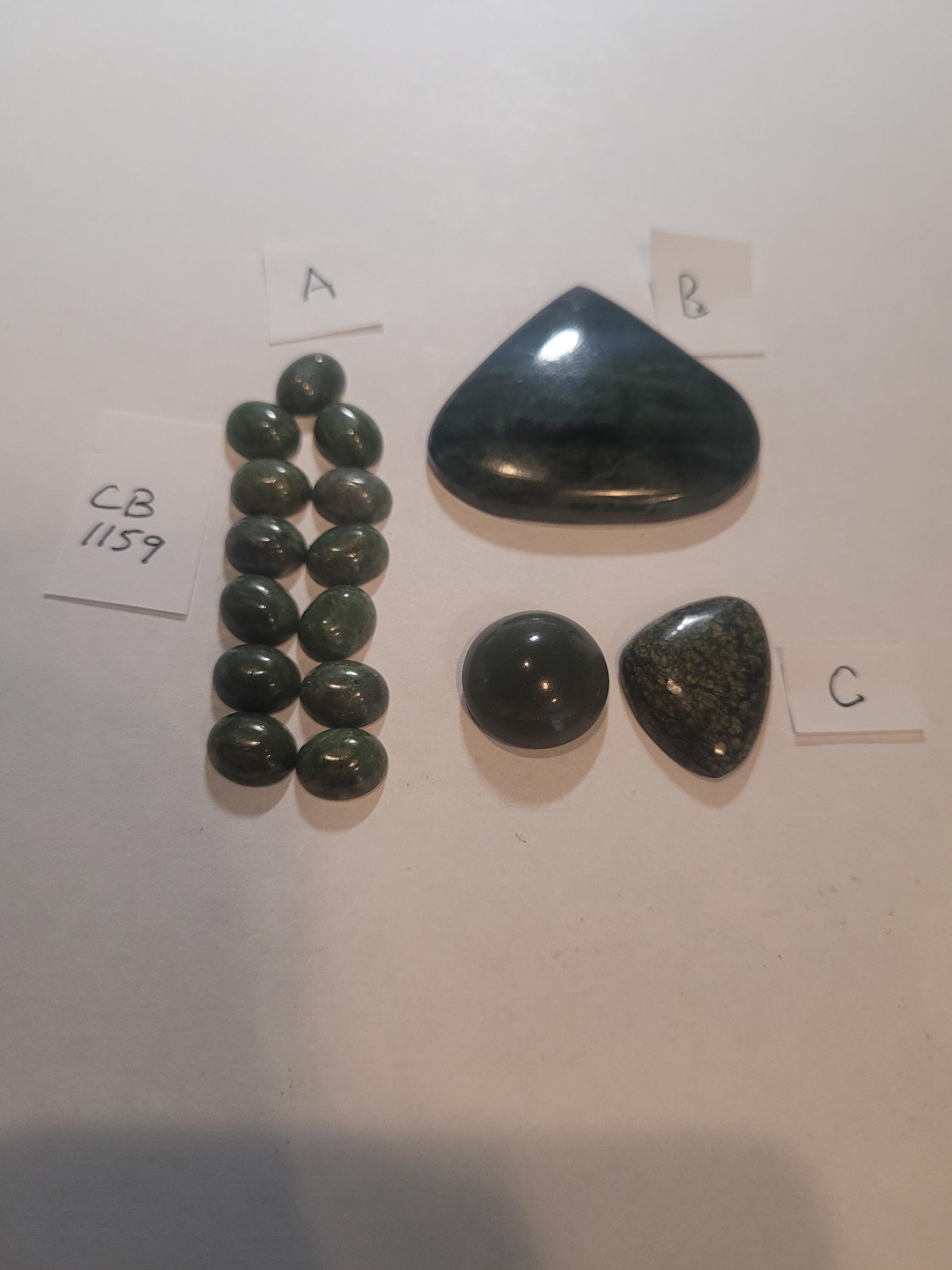 Jadeite Cabochon Gemstones Jewelry Supply - Etsy
