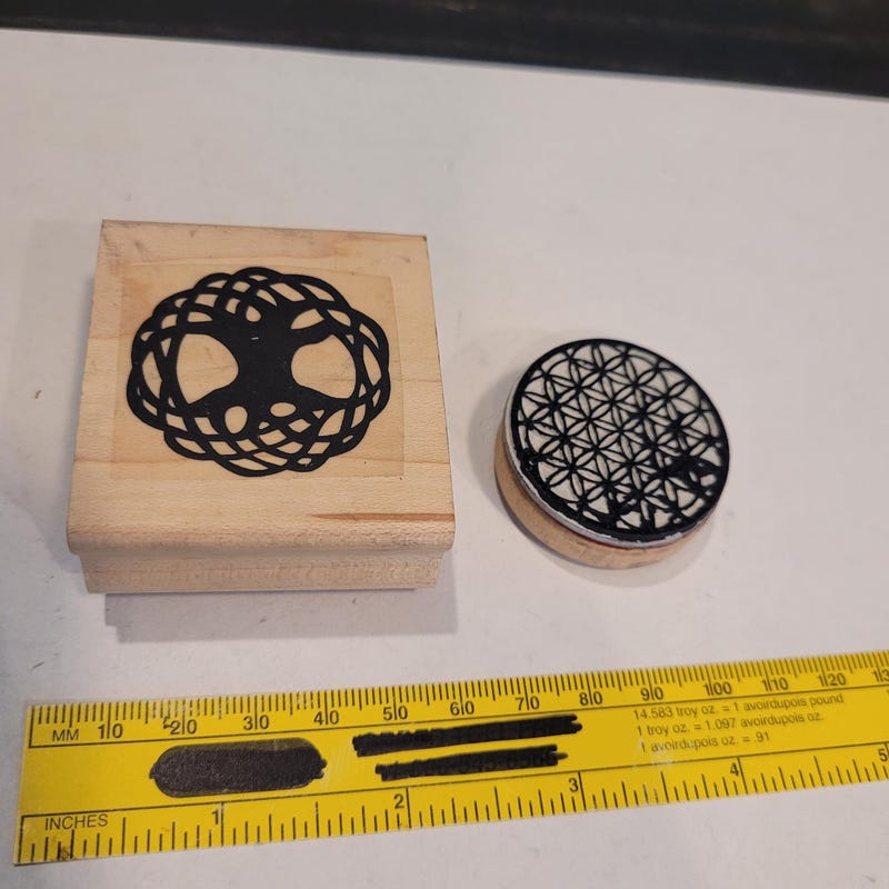 Labyrinth Stamp - Etsy