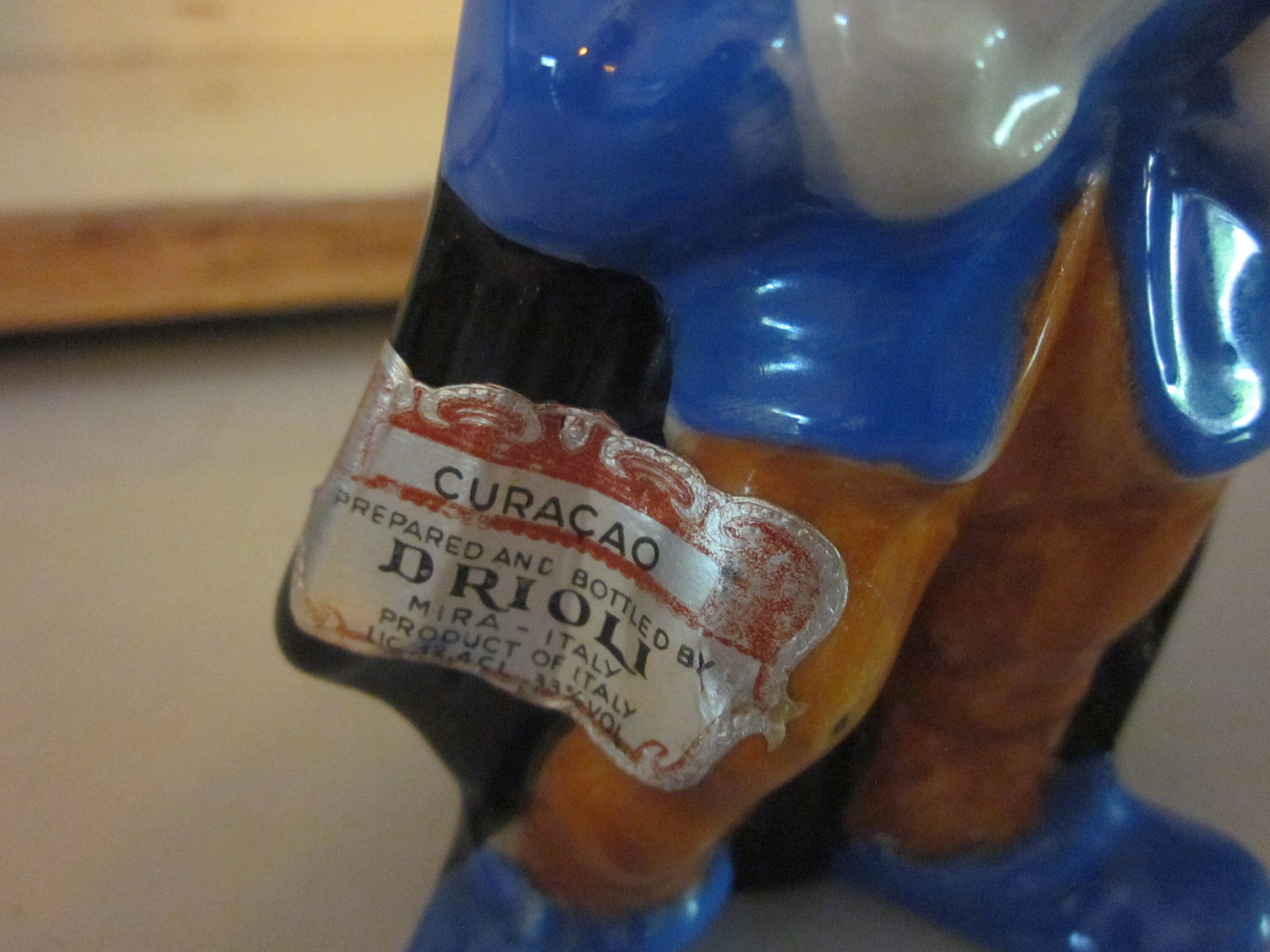 Drink & Barware Kitchen & Dining Drioli Italian liqueur bottle figural ...