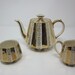 Sadler Tea Set Gold and White Sadler Teapot Creamer Open - Etsy