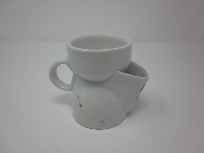 White Shaving Mug With Scuttle Vintage Shaving Mug and Scuttle - Etsy