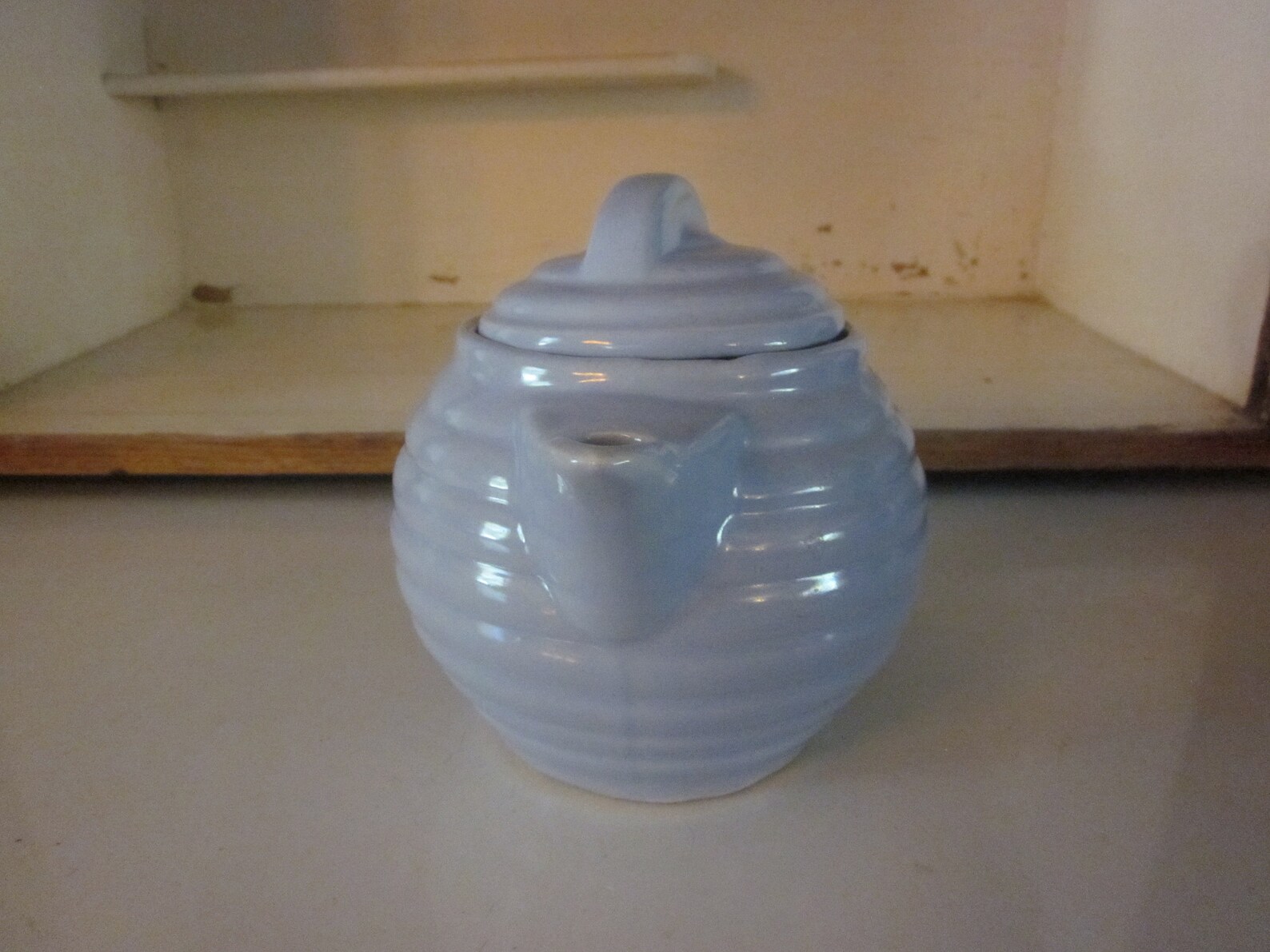 Blue Gonder Pottery Beehive Teapot Vintage Periwinkle Blue - Etsy