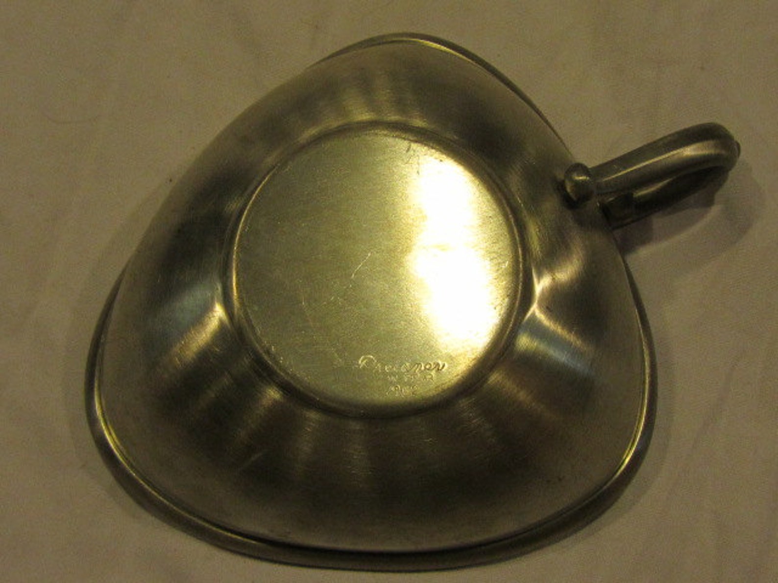 Priesner Pewter Bowl Pewter Nappy Dish - Etsy