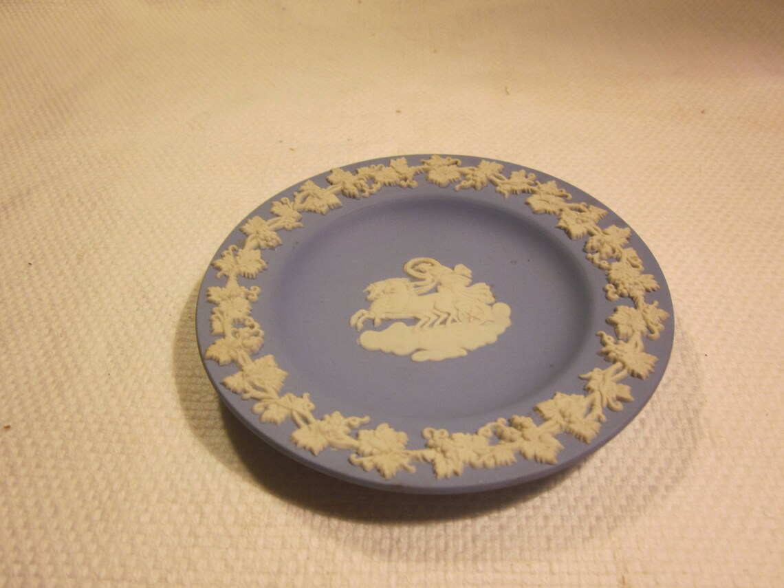 Small Wedgwood Jasperware Plate Blue Wedgwood Blue Jasperware - Etsy