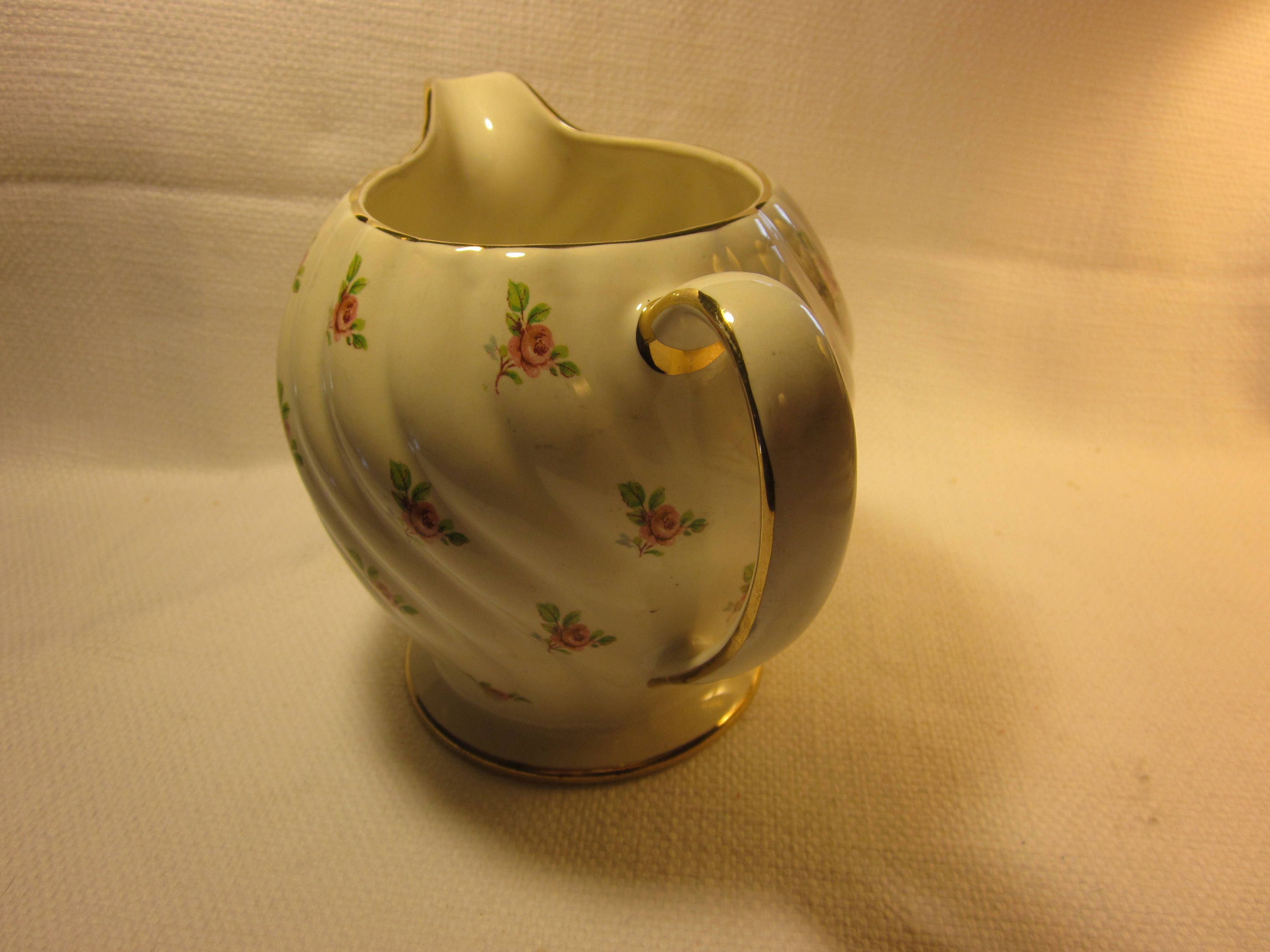 Vintage Sadler Rosebud Pitcher Sadler Milk Jug Pattern 1593 | Etsy