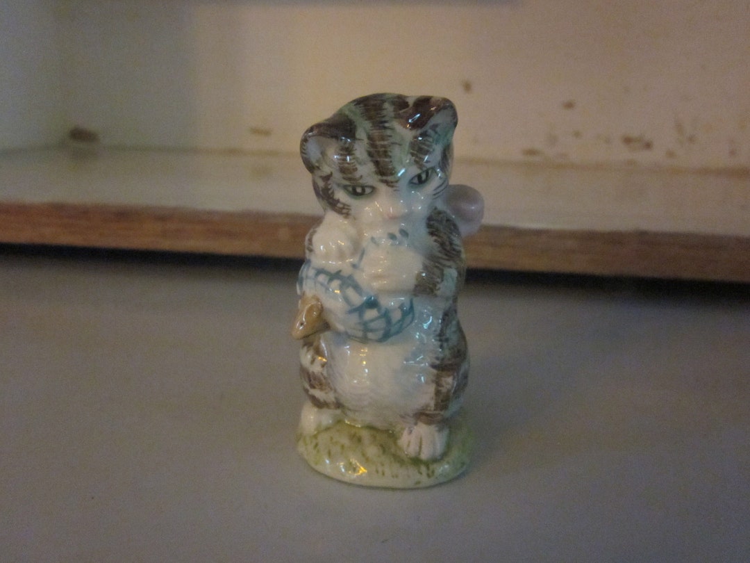 Royal Albert Miss Moppet Figurine Peter Rabbit Cat Figurine - Etsy