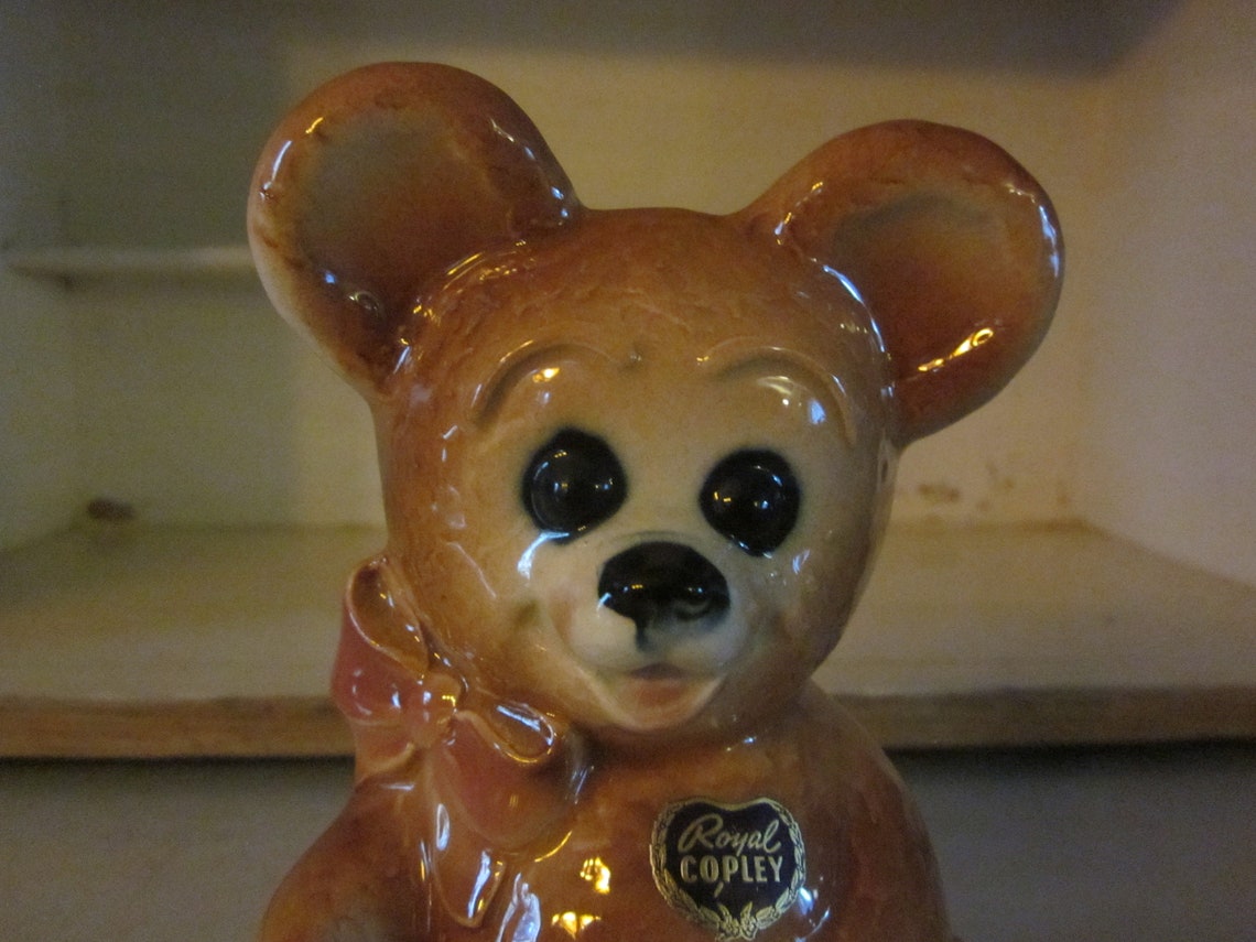 Royal Copley Teddy Bear Planter Vintage Royal Copley Ceramic | Etsy