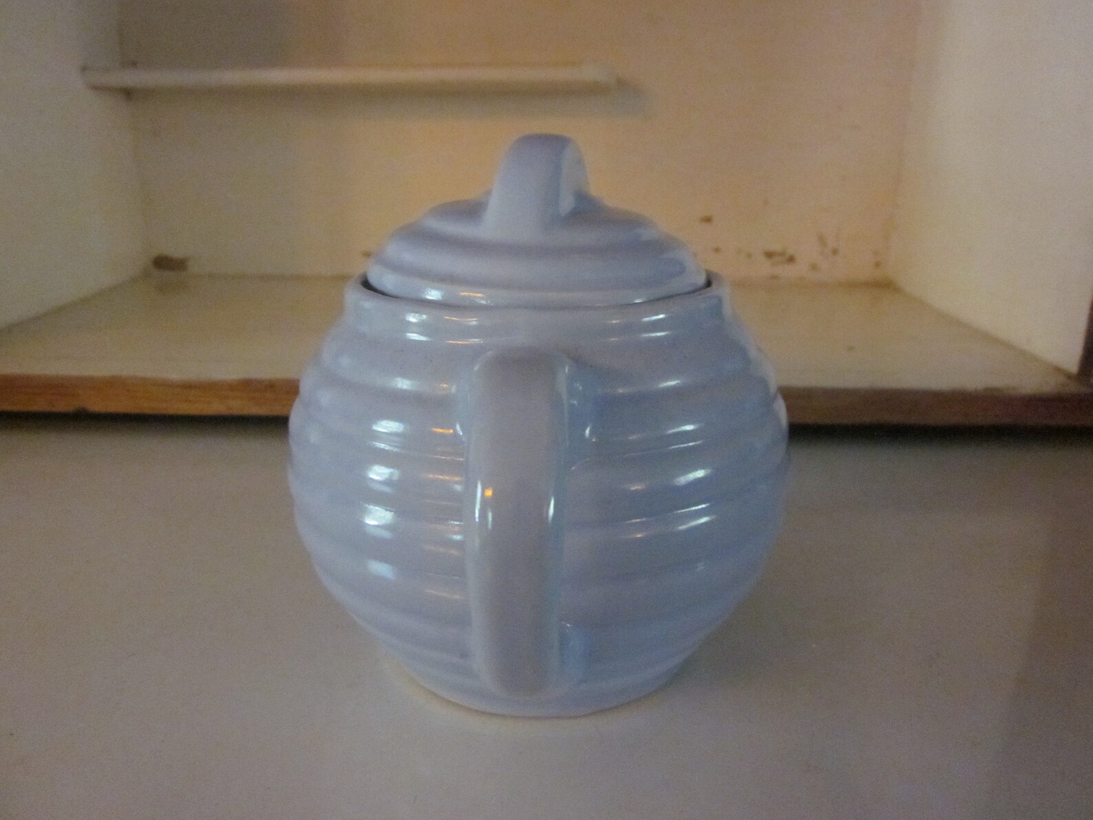 Blue Gonder Pottery Beehive Teapot Vintage Periwinkle Blue - Etsy