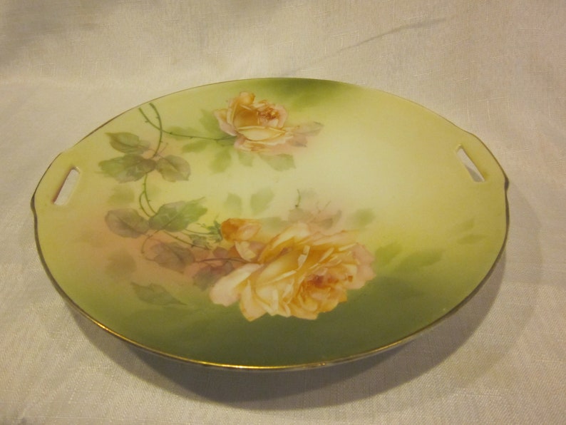 RS Germany Dual Handled Cake Plate RS Germany Vintage Plate | Etsy
