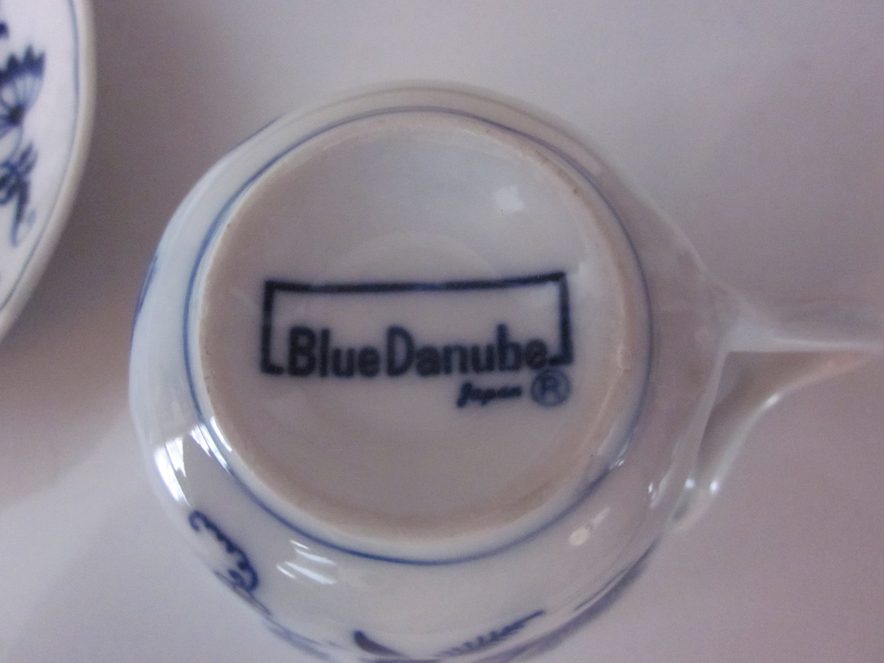 Blue Danube Teacup and Saucer Blue Danube China Japan Blue and - Etsy