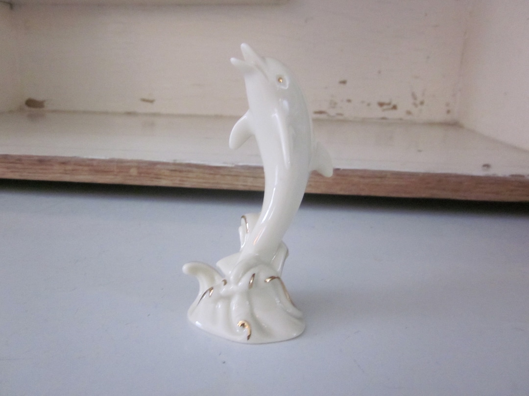 Lenox Dolphin Figurine Lenox China Collectible Bottle Nosed Dolphin ...