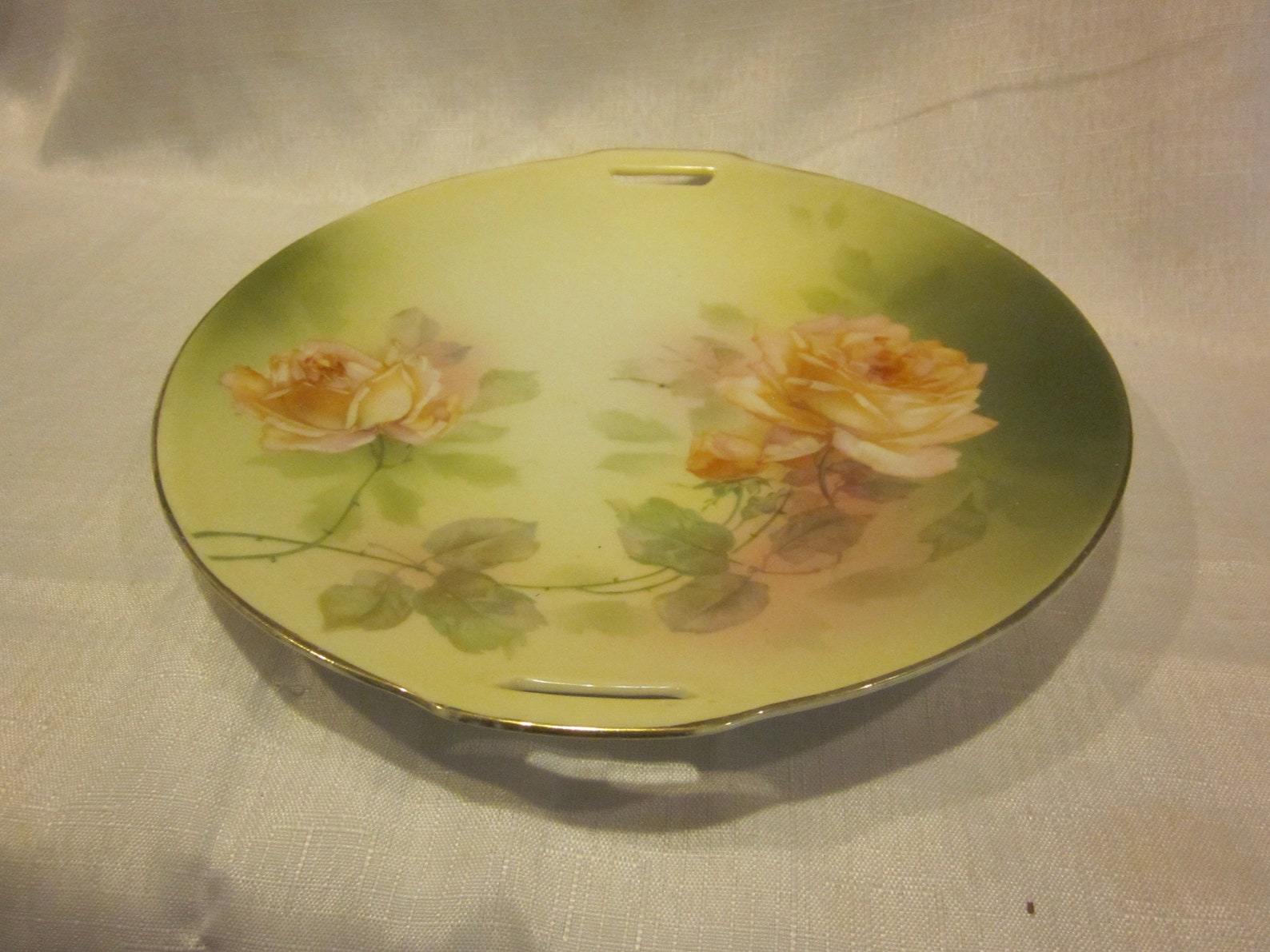 RS Germany Dual Handled Cake Plate RS Germany Vintage Plate | Etsy