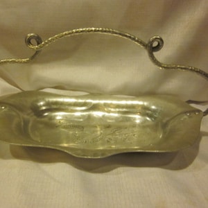 Embossed Aluminum Handled Tray Vintage Light Farberware Handled Tray ...