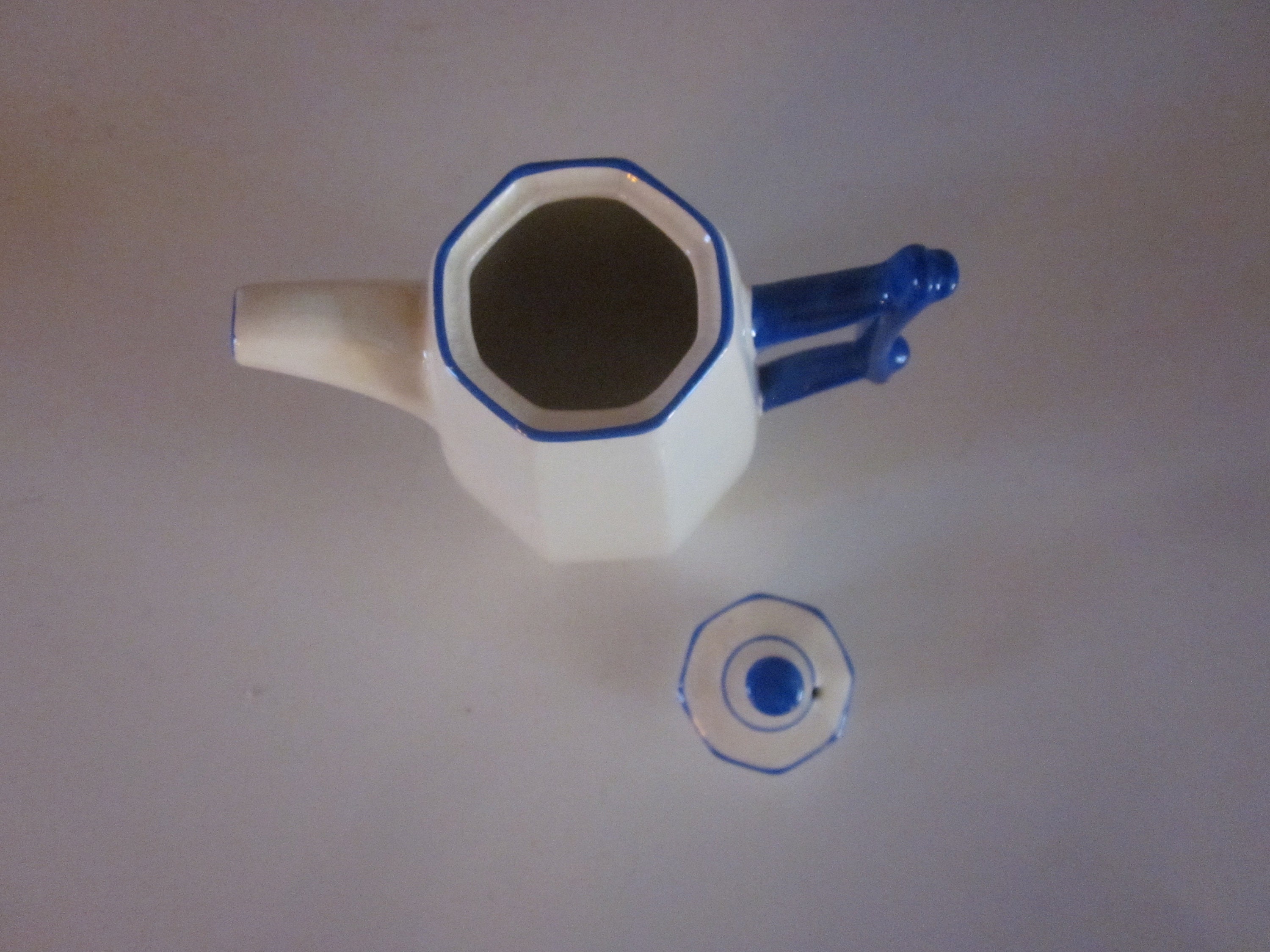 Regal Pottery Cobridge Stoke on Trent Teapot Vintage Blue and - Etsy