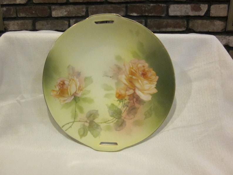 RS Germany Dual Handled Cake Plate RS Germany Vintage Plate | Etsy