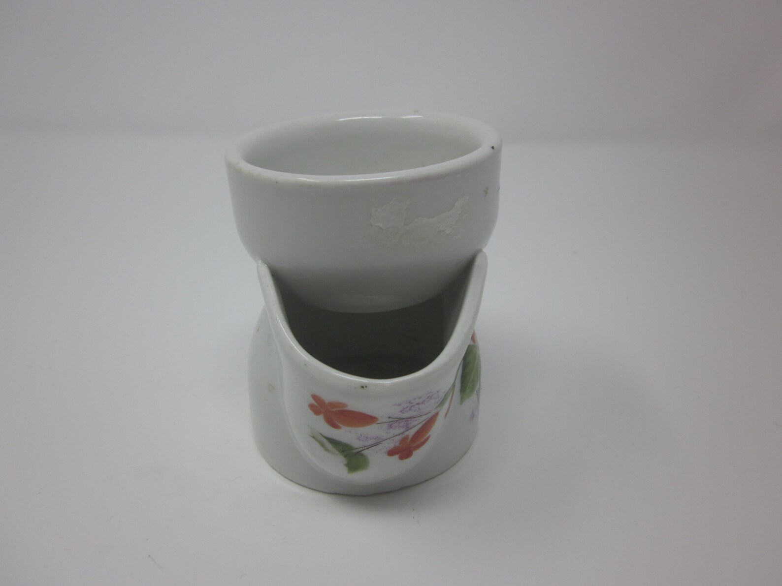 Vintage Shaving Mug With Scuttle, Hand-painted Floral Bath Decor - Etsy