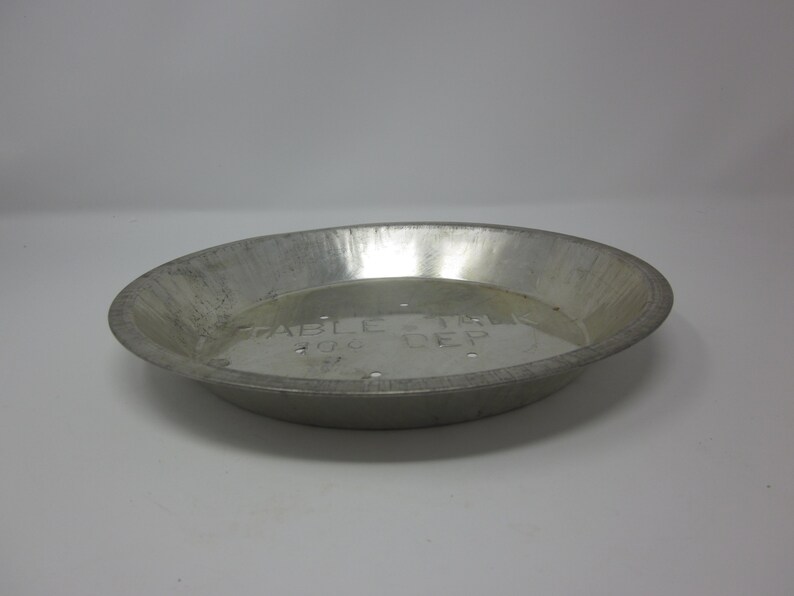 Vintage Table Talk 8pie Tin Vintage Pie Plate Vintage - Etsy