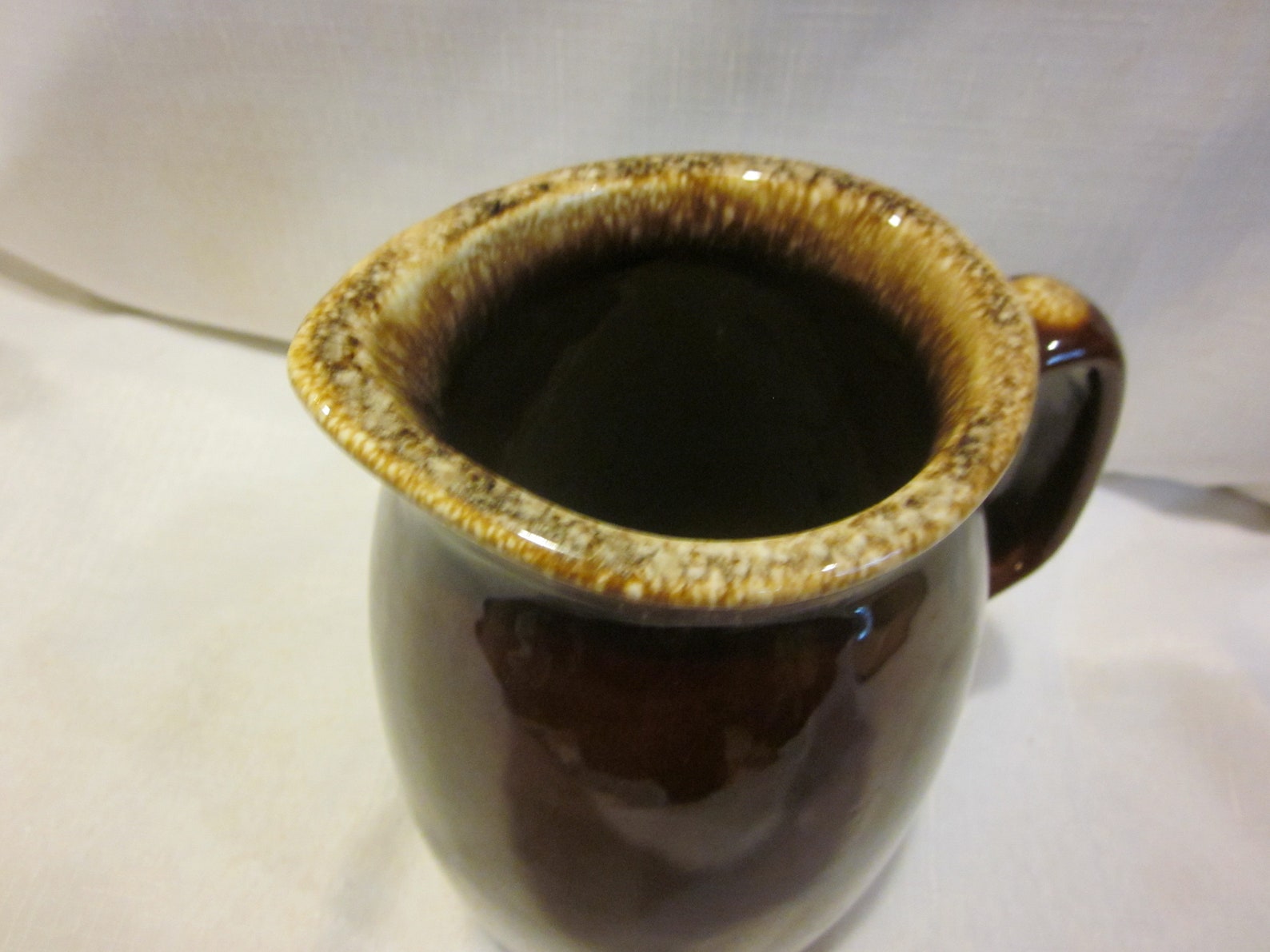 Hull Pottery USA Brown Drip Pitcher Hull Milk Pitcher Brown - Etsy