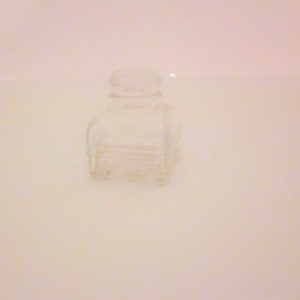 Small Vintage Glass Inkwell Vintage Inkwell Vintage Office - Etsy