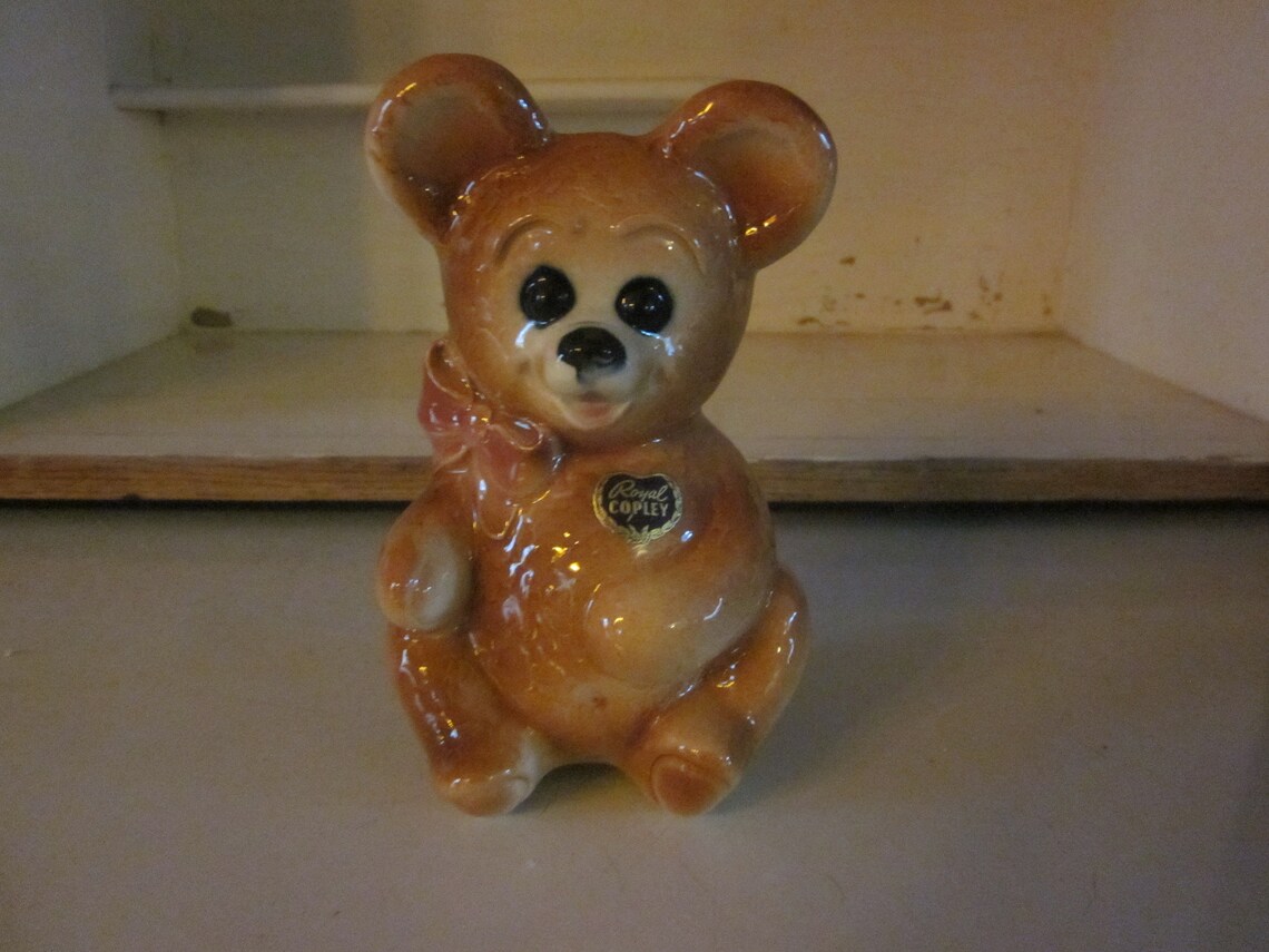 Royal Copley Teddy Bear Planter Vintage Royal Copley Ceramic - Etsy