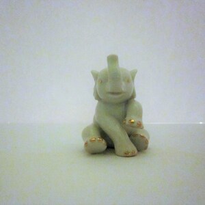 Lenox China Baby Elephant Figurine Lenox Elephant With Gold Accents - Etsy