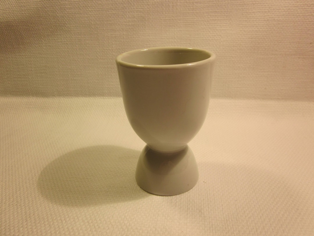 Ironstone Egg Cup, Restaurant Ware Egg Cup Double Egg Cup Farmhouse ...