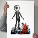 Cyclops (red Blue Black) - Screen Printed Poster - Etsy