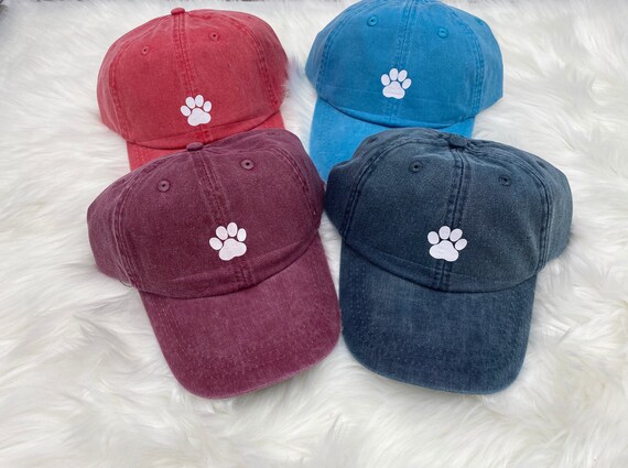 Paw Print Hat Dog Hat Dog Mama Hat | Etsy