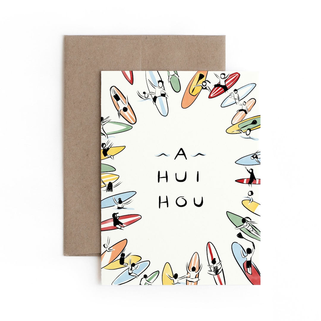 A Hui Hou Greeting Card / Made in Hawaii - Etsy