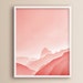 Pink Mountains Print | Printable Wall Art | Photography | Pink Art ...