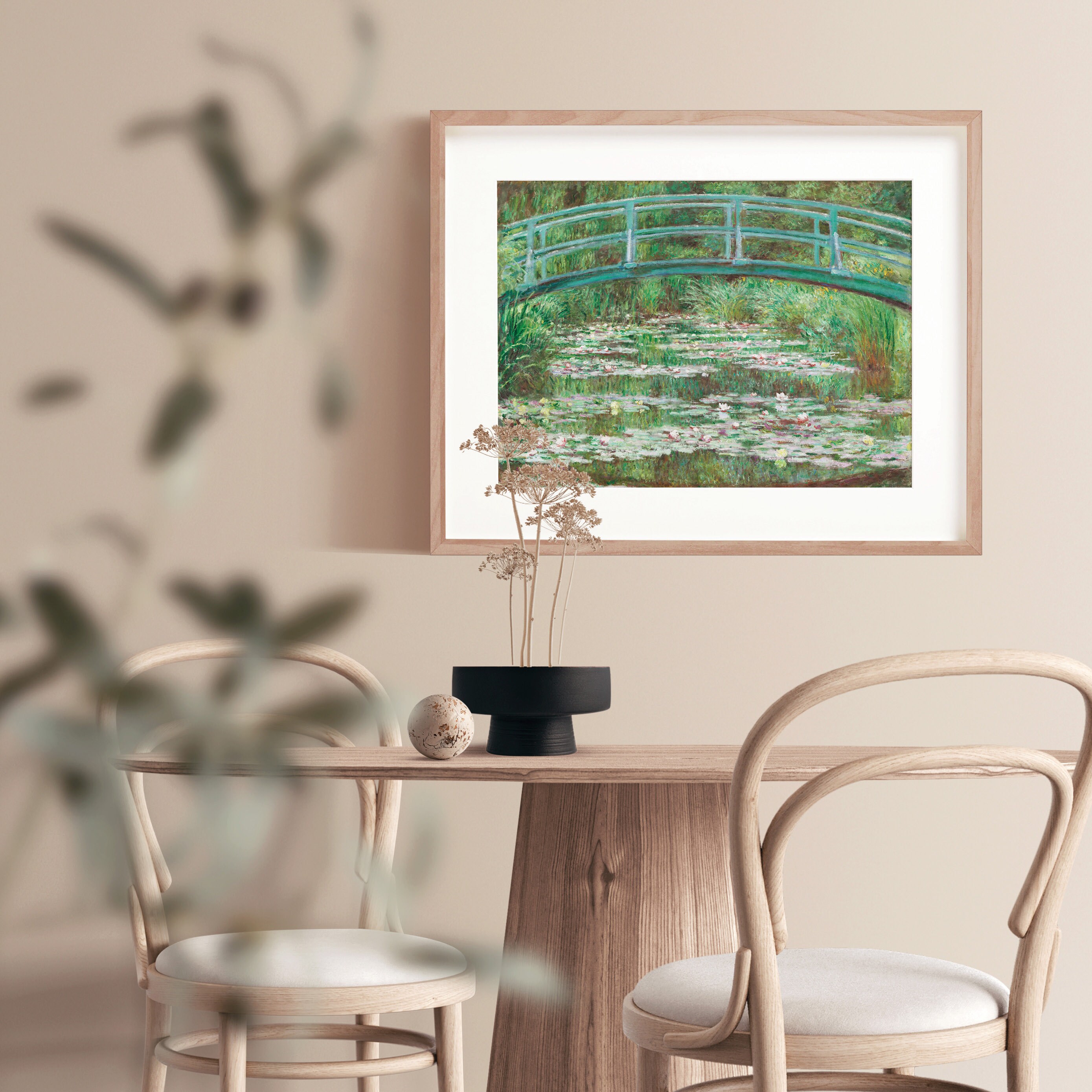 The Japanese Footbridge| Claude Monet | Landscape | Museum Printable ...
