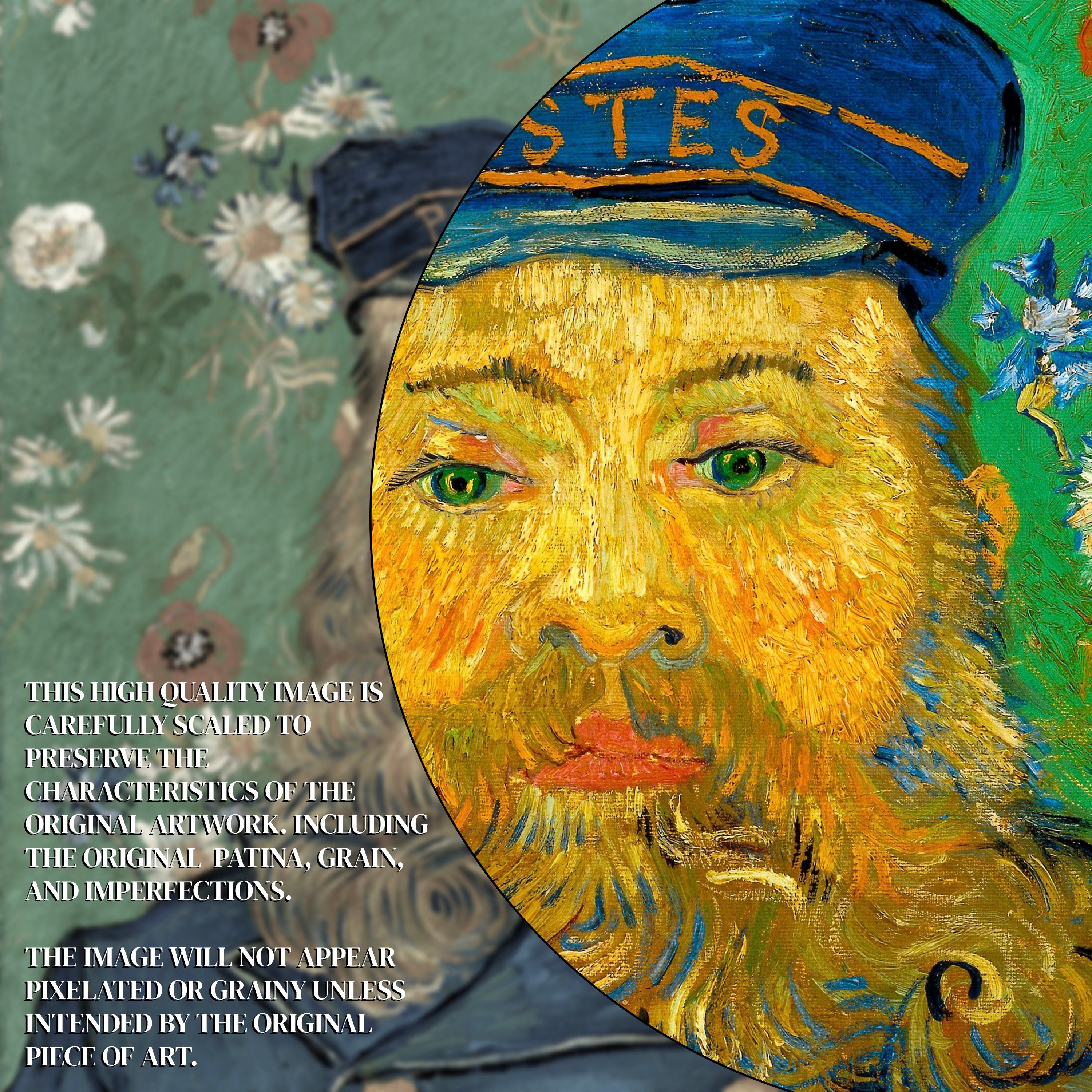 The Postman Print | Vincent Van Gogh | Museum Printable Wall Art | Van ...