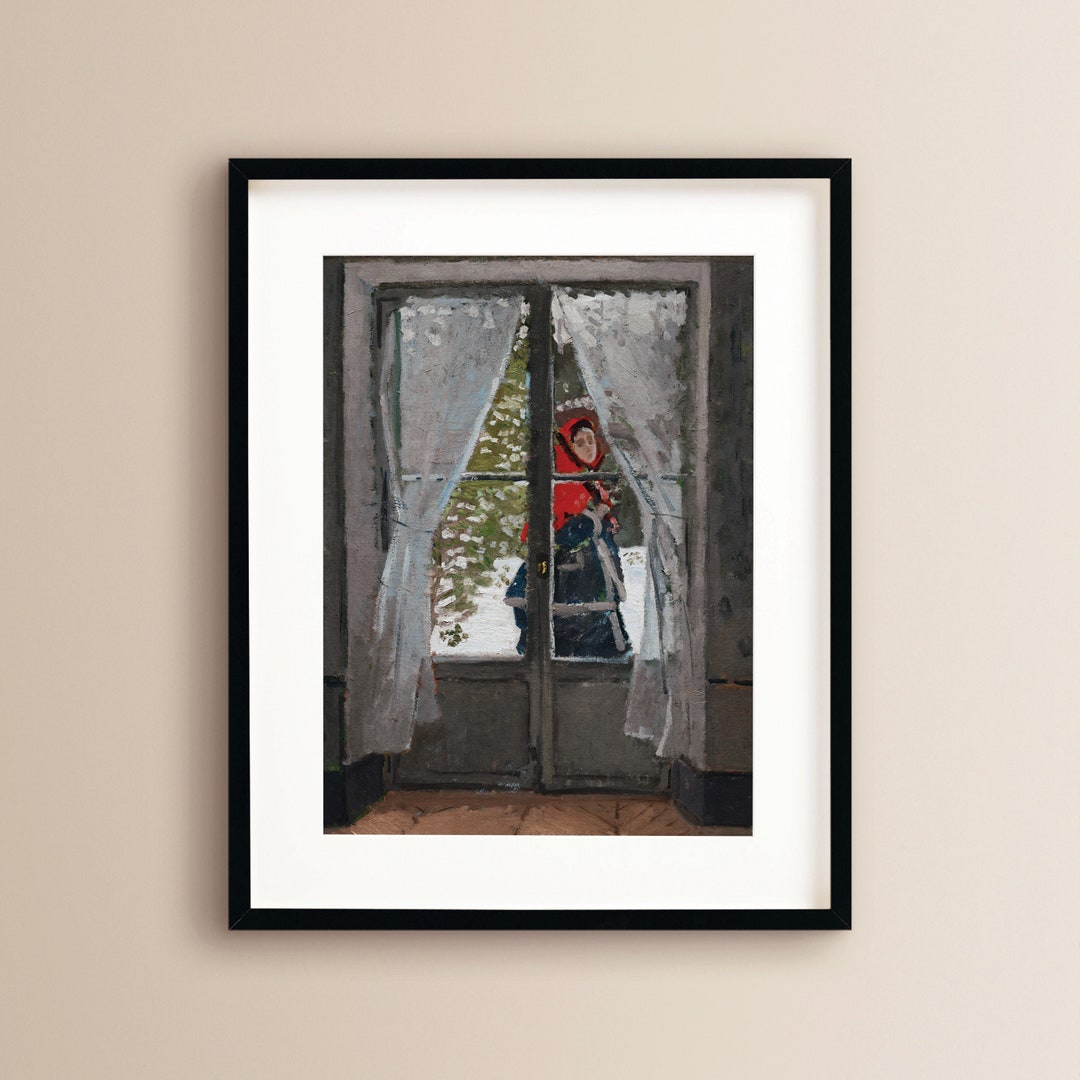The Red Kerchief | Claude Monet | Museum Printable Wall Art | Vintage ...