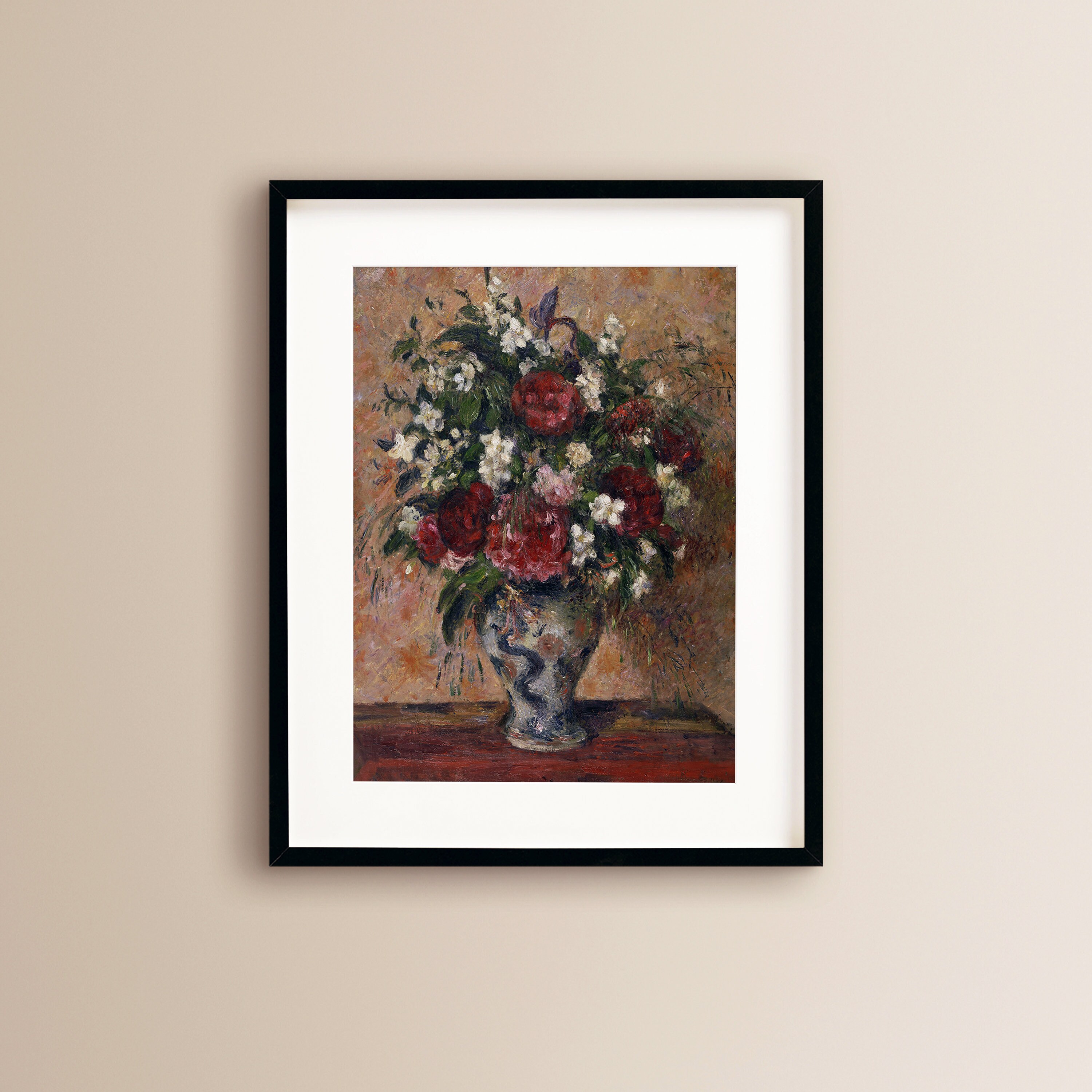 Camille Pissarro Peonies Print | Printable Wall Art | Camille Pissarro ...