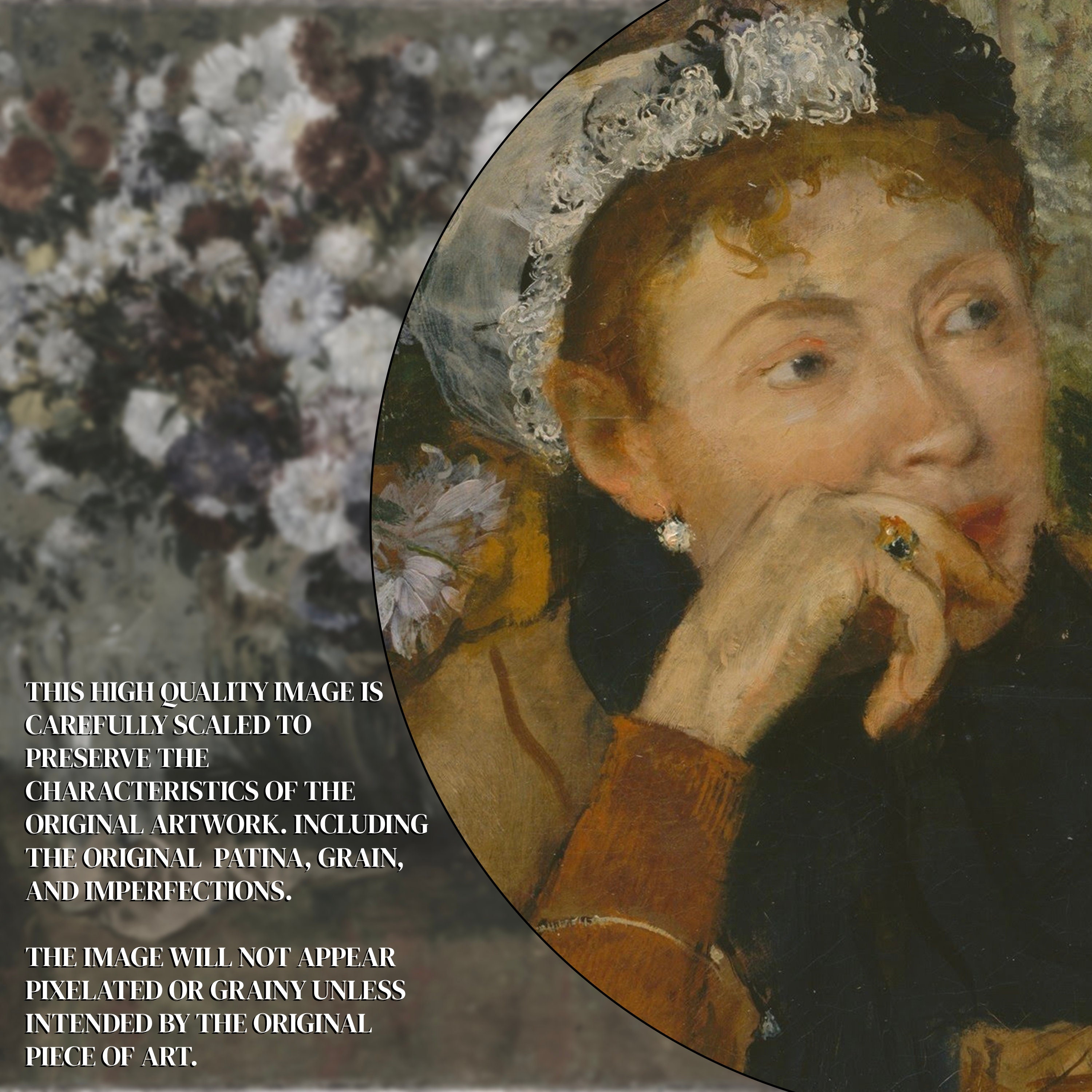 Degas Portrait Print | Printable Wall Art | Edgar Degas | Degas Poster ...
